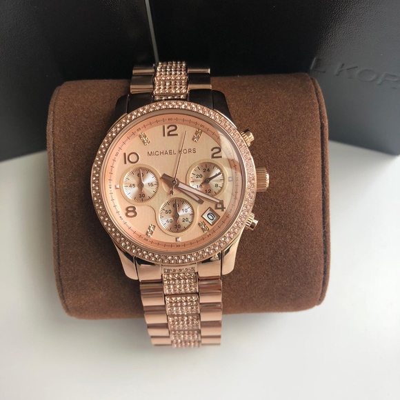 Michael Kors | Accessories | Brand New Michael Kors Rose Gold Watch ...